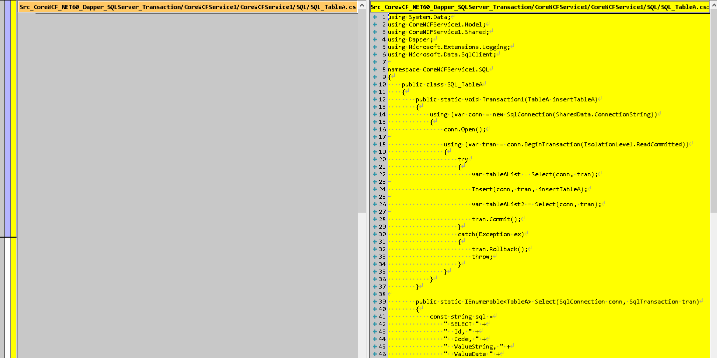 Core WCFで実装するシンプルで高速なDBトランザクション処理（on SQLServer）