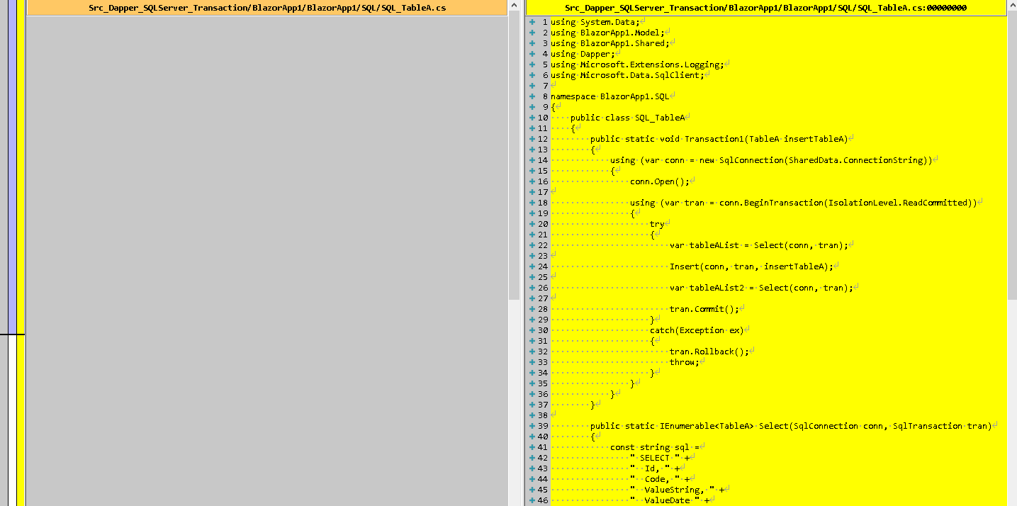 Blazor Serverで実装するシンプルで高速なDBトランザクション処理（on SQLServer）