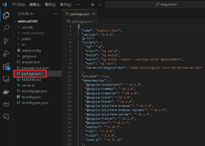 Angular + Node.js + Visual Studio Code 開発環境構築手順